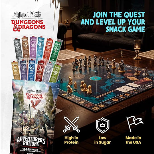 DUNGEONS & DRAGONS Snack Sticks | Mythical Meats Legendary Snacks