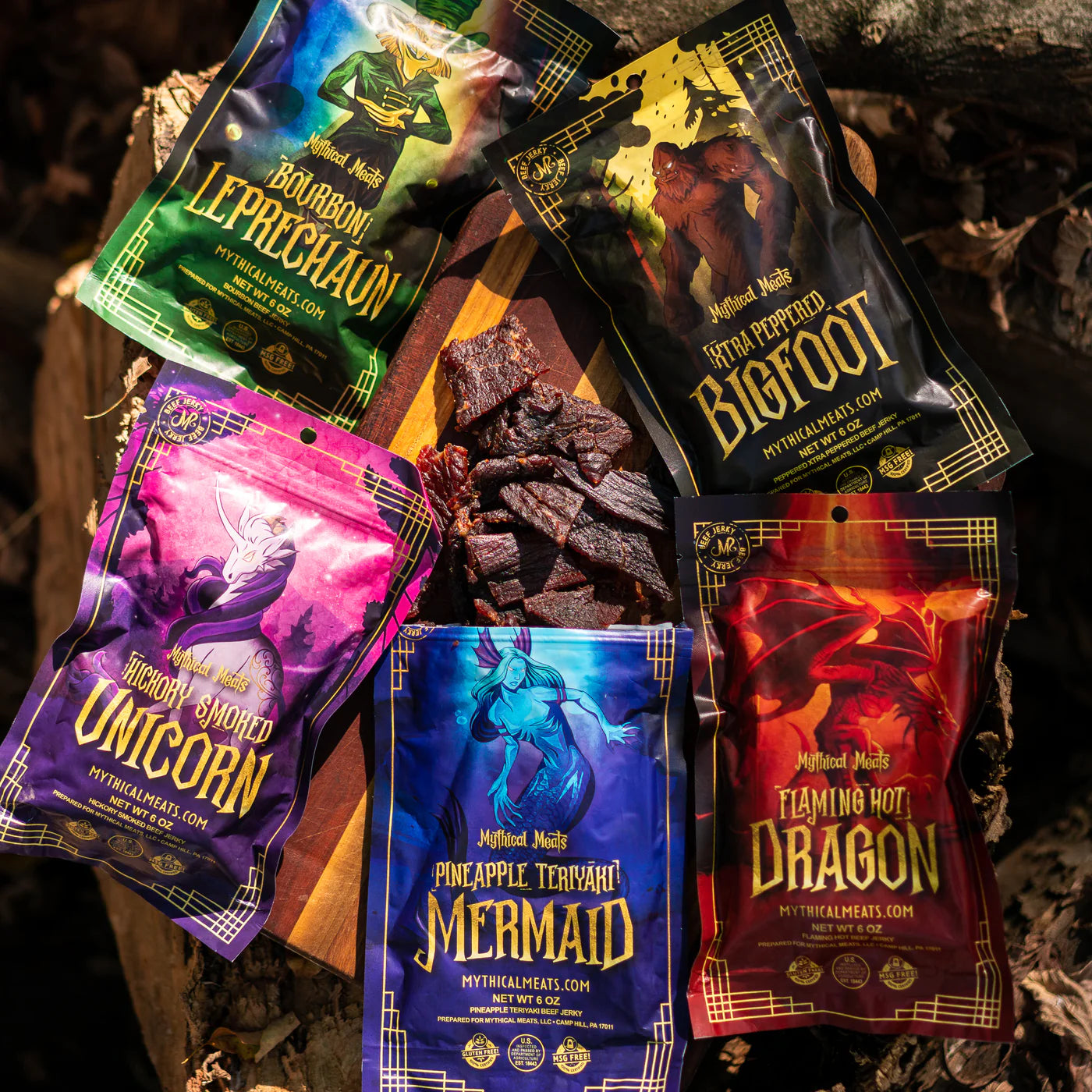 Mythical Meats | Exotic Game Snack Sticks Inspired by Legendary Creatu