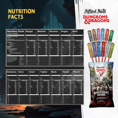 DUNGEONS & DRAGONS Snack Sticks | Mythical Meats Legendary Snacks