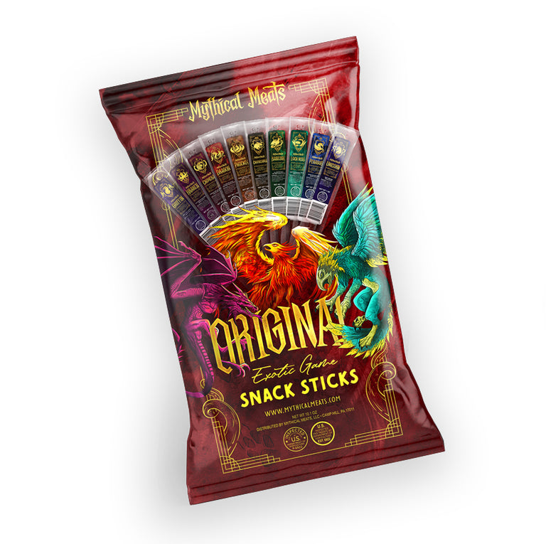 Mythical Meats | Exotic Game Snack Sticks Inspired by Legendary Creatu
